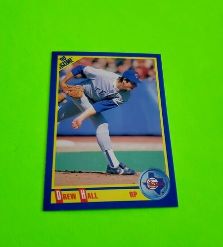 1990 Score Baseball Drew Hall Card #516***Texas Rangers*** | eBay