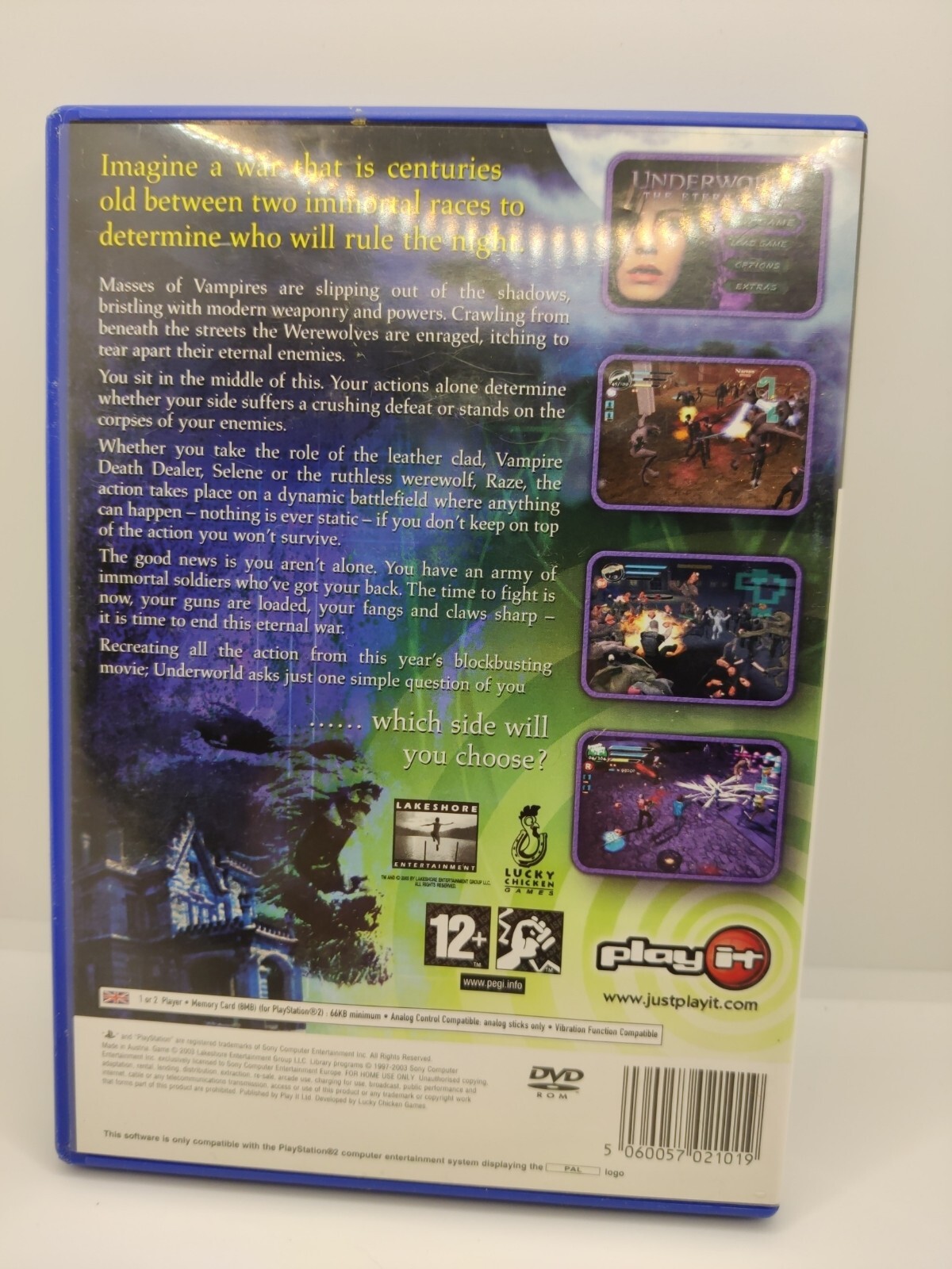 Underworld: The Eternal War (PS2) VGC | eBay UK