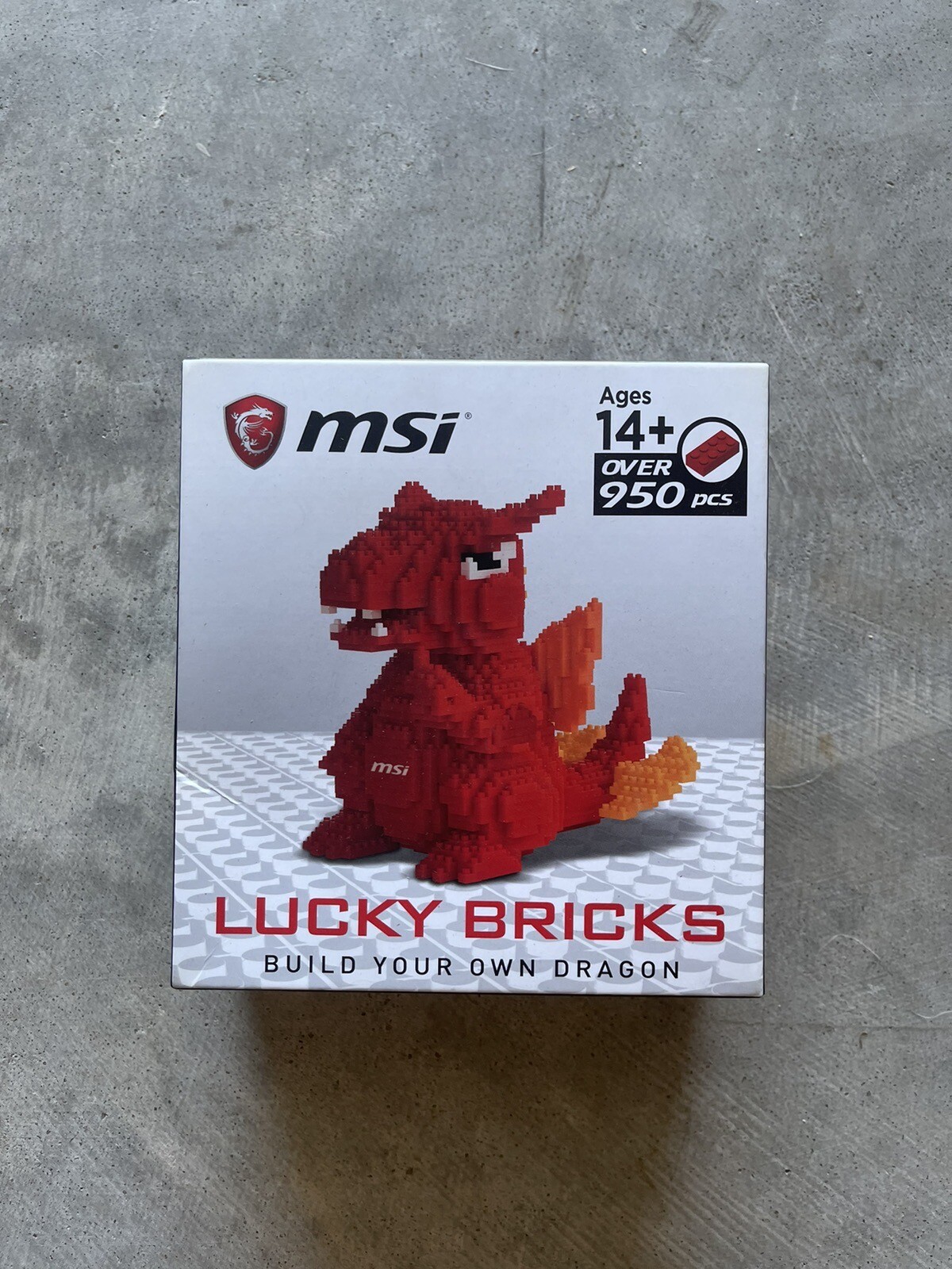NEW MSI PC Gaming LUCKY BRICKS BUILD YOUR OWN DRAGON 950+ Pieces | eBay