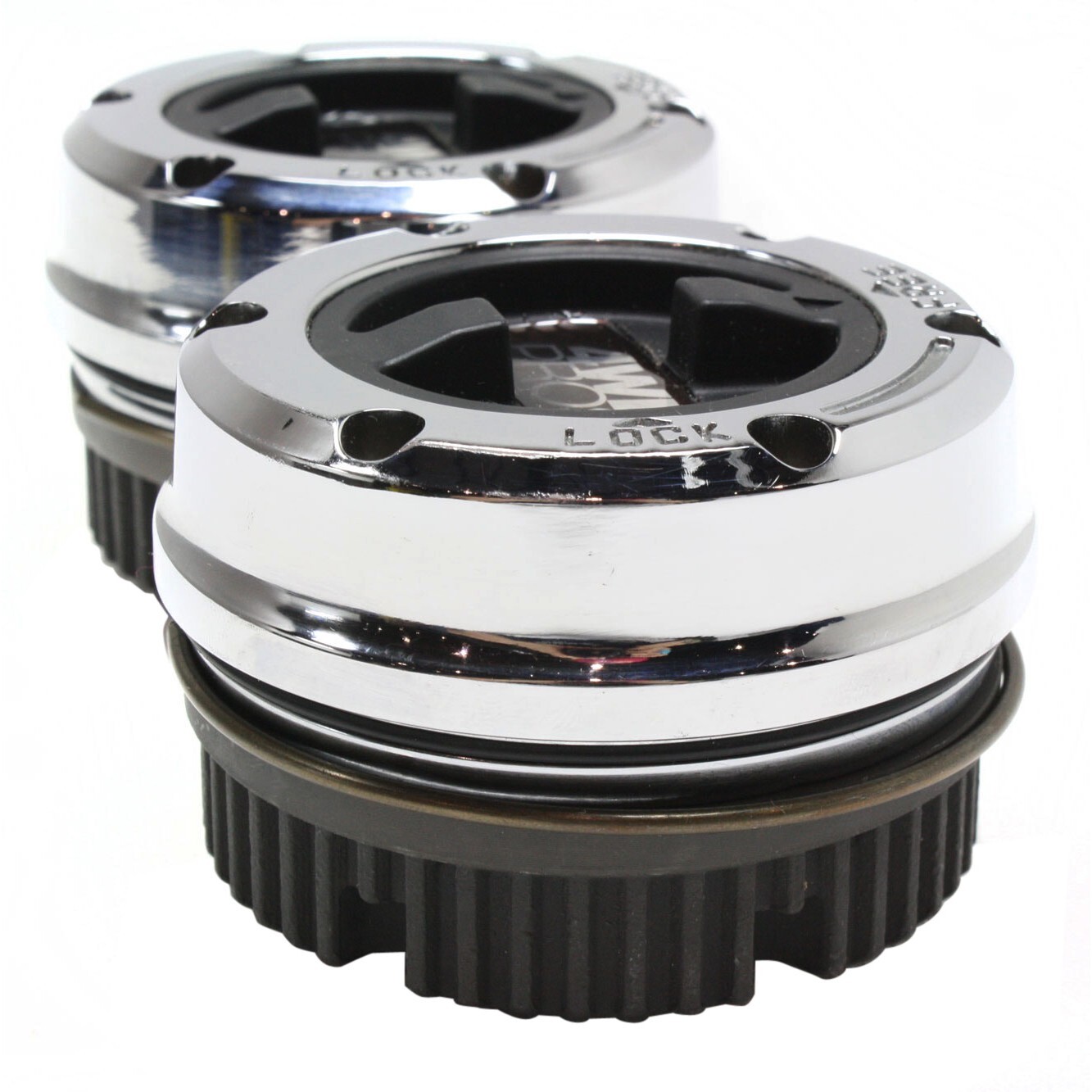 Set of 2 Locking Hubs for Chevy Suburban Blazer Ram Truck F150 F250 F ...