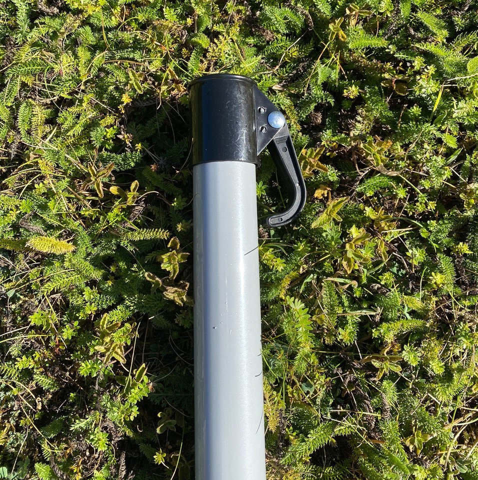 Garden Parasol Replacement Bottom Pole for Umbrella Light Grey 3cm dia ...