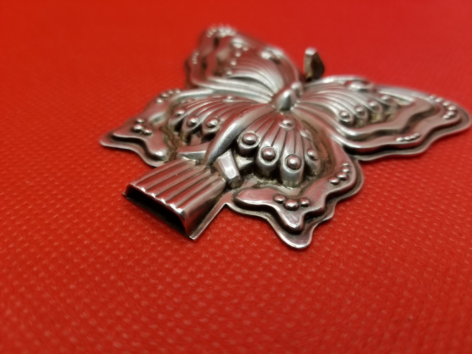 Vintage Reed & Barton Sterling Silver Butterfly Whistle Pendant ...