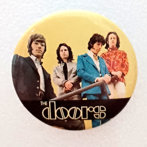 Vtg Jim Morrison The Doors Music Pin Button Up Co 1986 NOS New | eBay