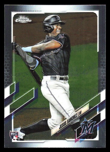 2021 Topps Chrome #101 Jesus Sanchez Rookie Baseball Card | eBay