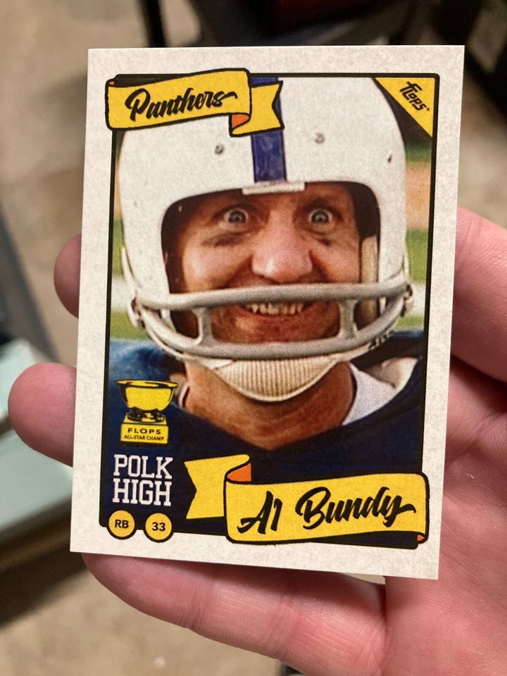 Rare Al Bundy Football Card - Polk High School Panthers All Star ...