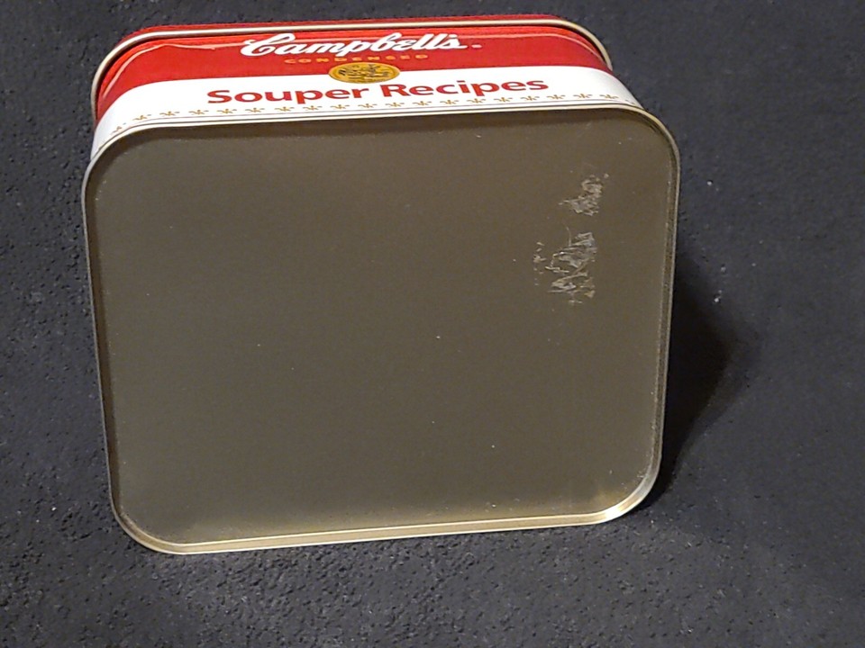 Vintage Campbell's Soup Collectible Tin Souper Recipes Tin Recipe Card ...