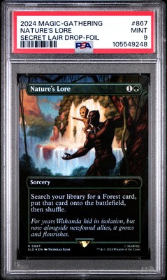 Magic The Gathering x Secret Lair Marvel Nature's Lore Groot Foil 867 ...