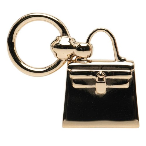 Hermes Mini Kelly Twilly Ring Bag Charm Champagne Gold Used | eBay