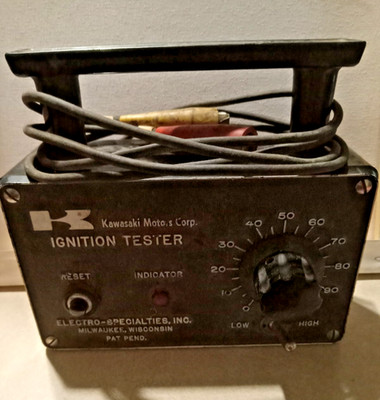 Vintage Kawasaki Motorcycle Ignition Coil Tester Electro-Specialties ...