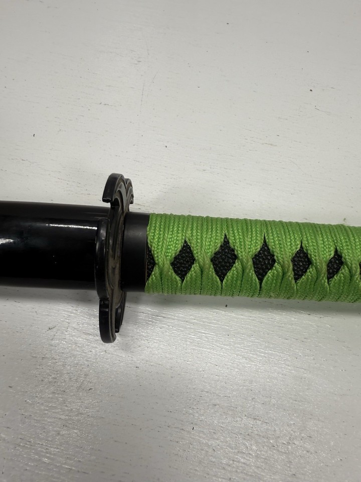 Rare 41” Zombie Samurai Katana Sword – Green Handle – Blood Splatter ...