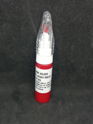 VOLKSWAGAN VW/ AUDI FLASH RED LP3G CHIP/ SCRATCH PAINT TOUCH UP PEN ...
