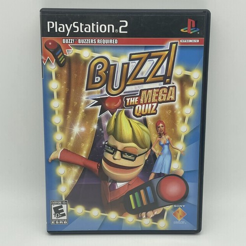 Buzz! The Mega Quiz - Playstation 2 PS2 Game - Complete & Tested | eBay