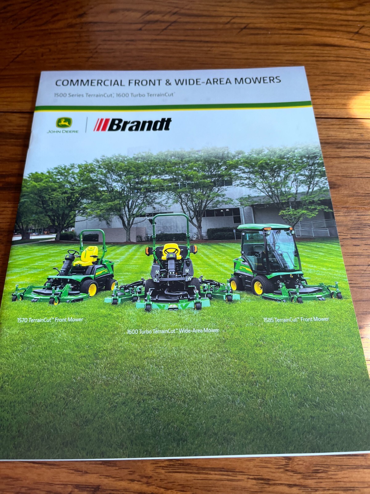 John Deere Commercial Front Wide Area Mowers Brochure FCCA | eBay