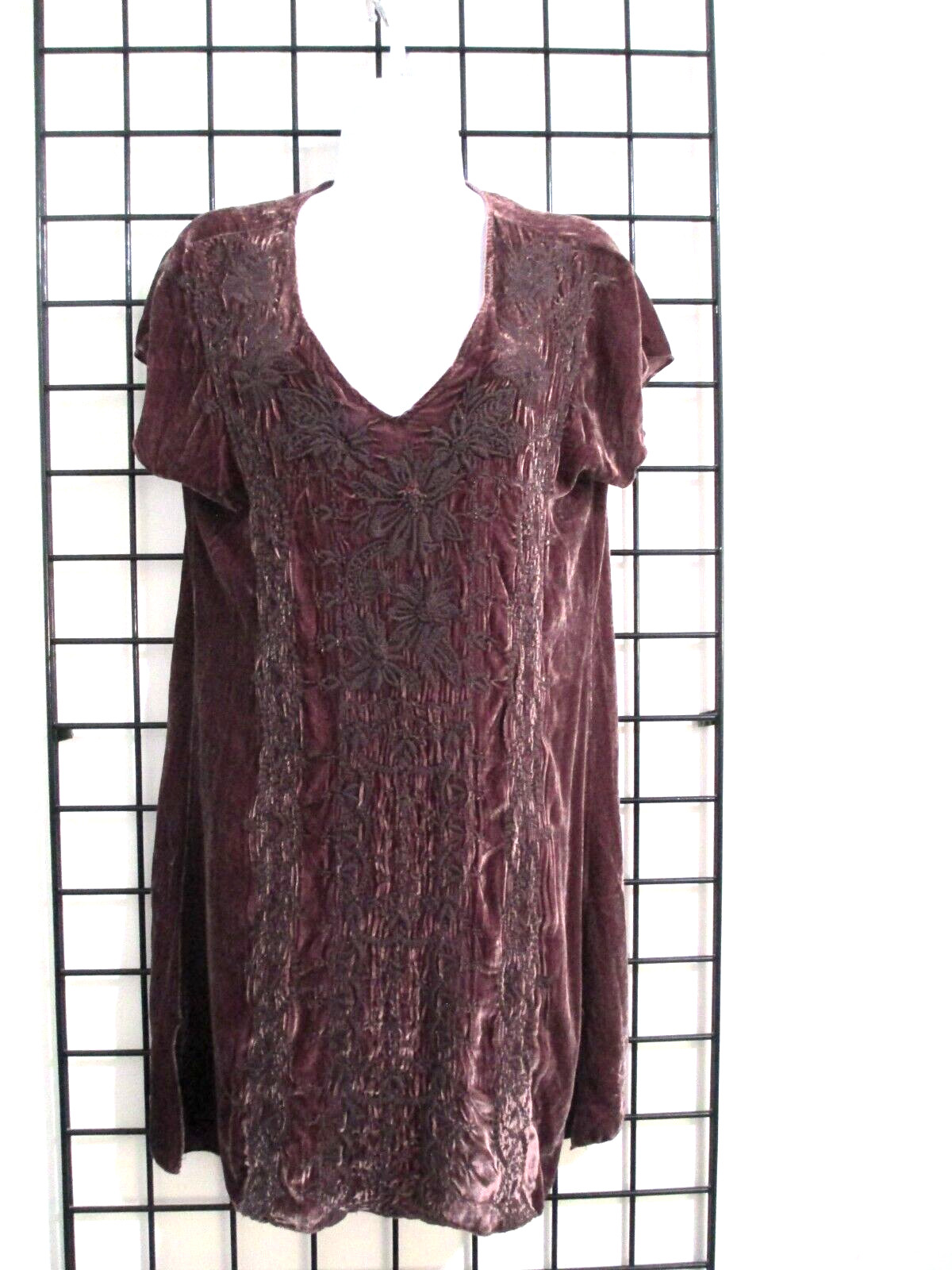 JW LOS ANGLES / JOHNNY WAS 🌸 XS==CRUSHED VELVET / T… - Gem