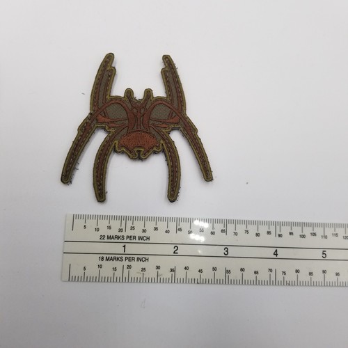 Spider Patch Hook & Loop Back Military Morale Tactical | eBay