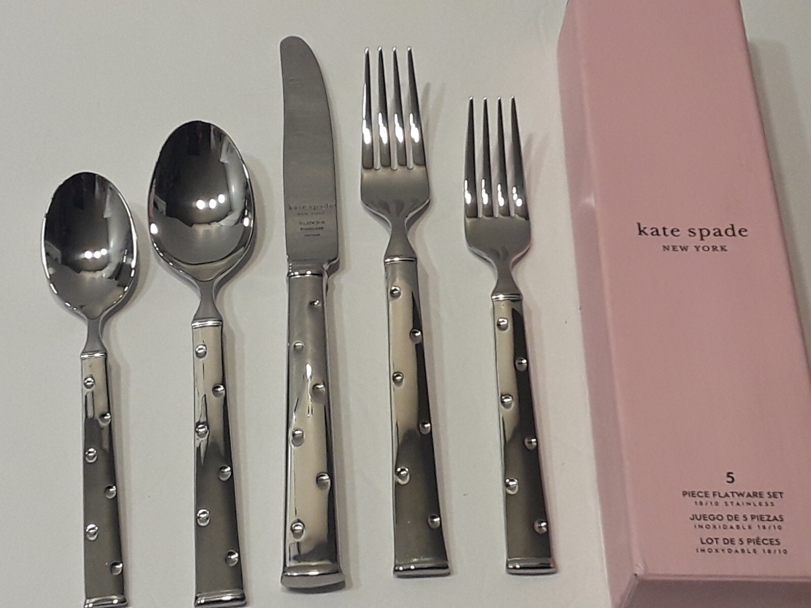 LENOX KATE SPADE LARABEE 1 PLACEING SET ( 5 PIECE) NEW | eBay