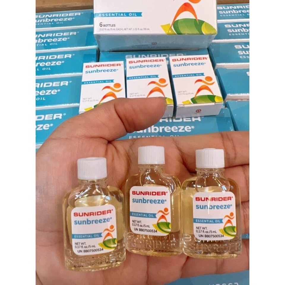 6x Sunrider Sunbreeze Essential Oil 5ml Pain Relief Muscle Sore Ache ...