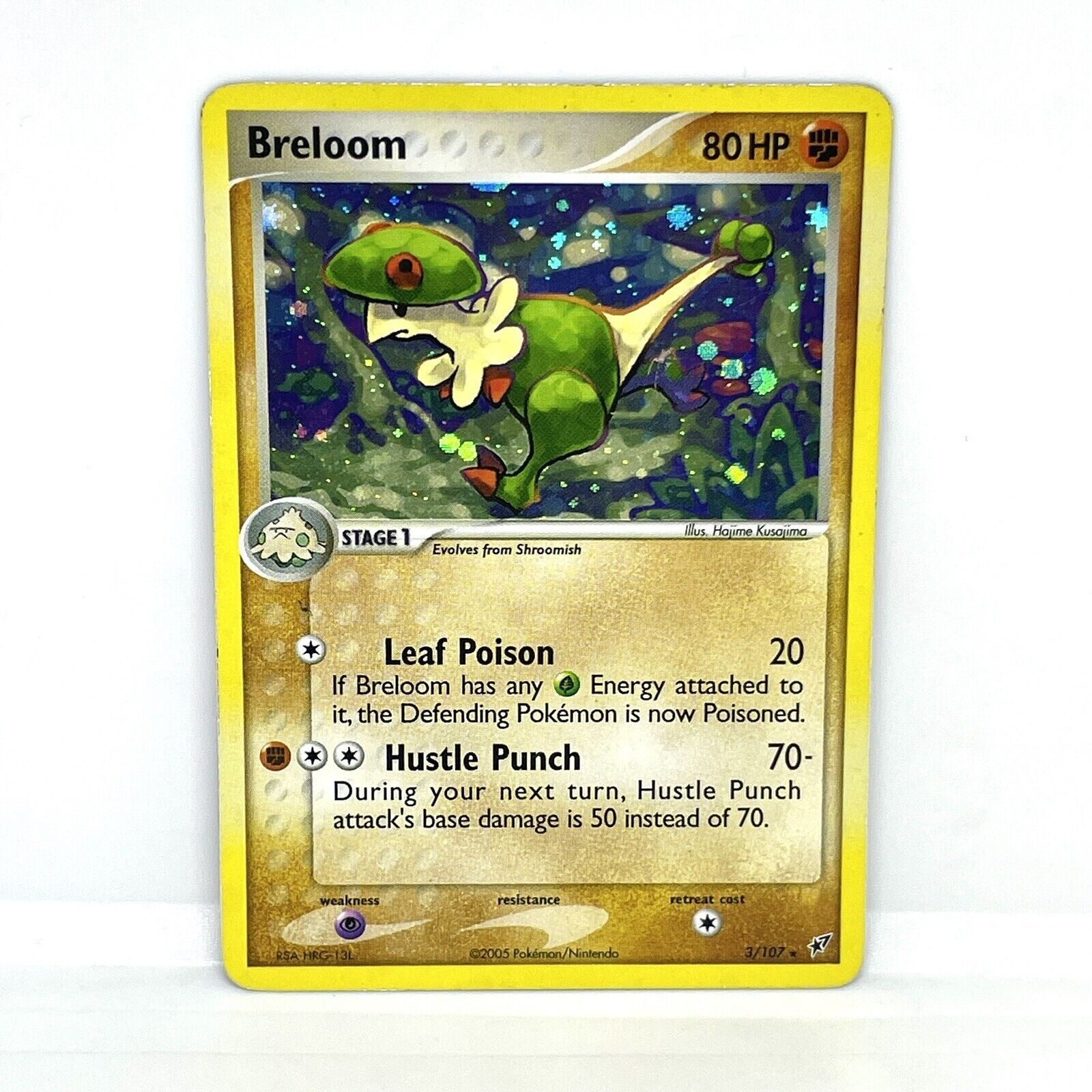 Pokemon EX Deoxys Holo Rare Card - Breloom 3/107 | eBay