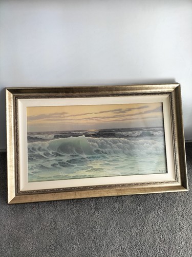 Edouard Mandon 1957 Tumbling Waves - Framed Art | eBay Australia