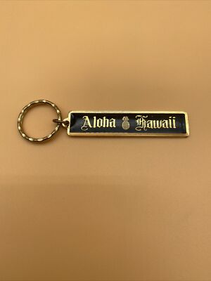Aloha Hawaii Souvenir Metal Keychain - Engraved Patrick Pekelika ...