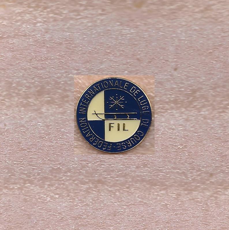 INTERNATIONAL LUGE FEDERATION FIL OFFICIAL PIN OLD | eBay