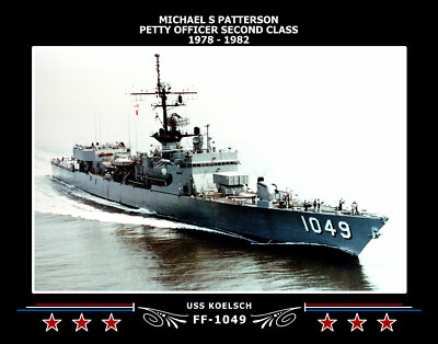 Navy Emporium USS Koelsch FF-1049 Canvas Photo Print 19FF1049 | eBay