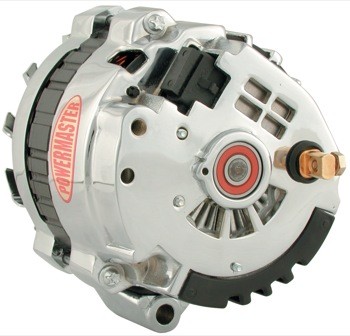 Powermaster Alternator 17861; 105 Amp Small Case Chrome Serpentine 6G ...