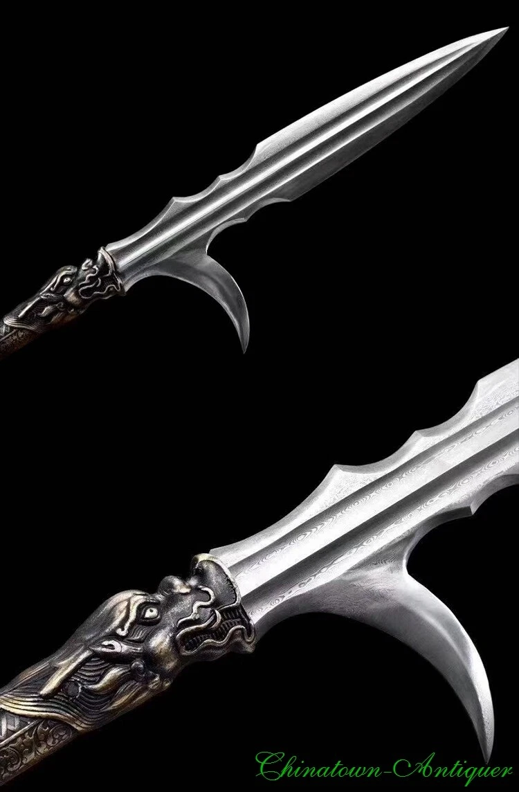 Black Steel Hook Sword