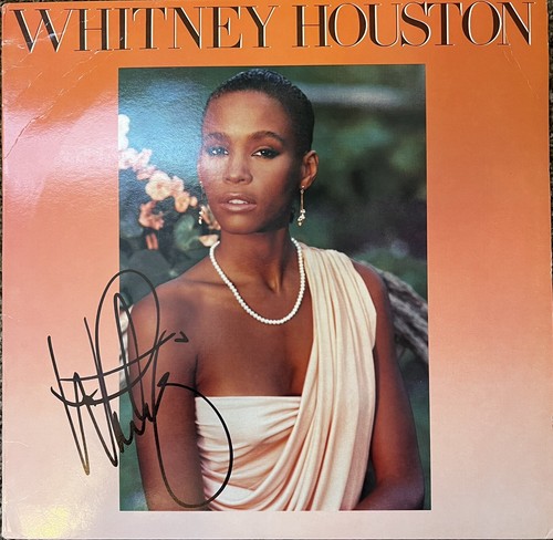 Whitney Houston *SIGNED AUTOGRAPH Cert Of Authenticity 1985 DEBUT VINYL ...