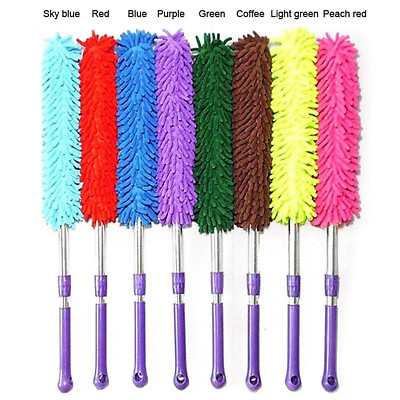 Microfibre Magic Duster 96cm Extendable Rod Home Dusting Dust Collector ...