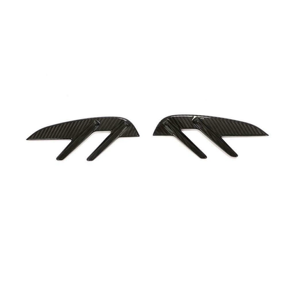 Carbon Fiber Side Air Wing Fender Vent Splitter Trim For BMW 3 Series ...