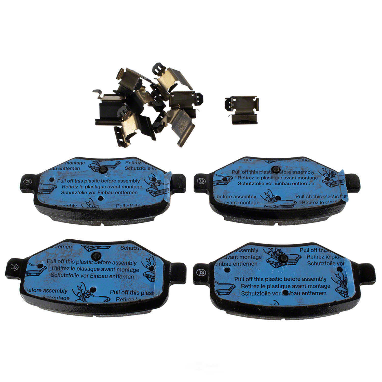 Disc Brake Pad Set-Standard Premium Disc Brake Pad Motorcraft BRF-1967 ...