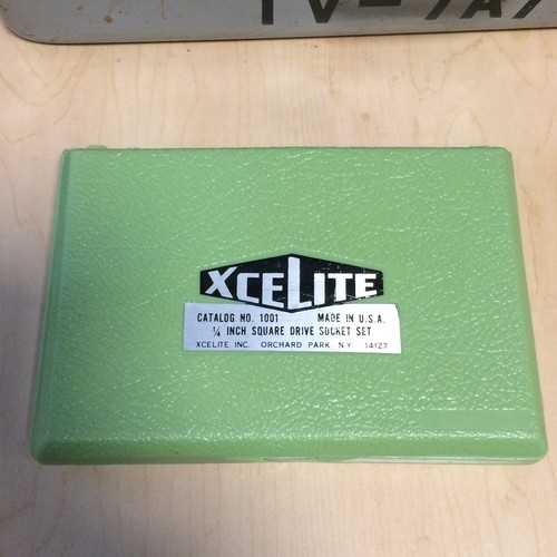 Xcelite 1001 - 1/4 INCH SQUARE DRIVE SOCKET SET - 14 Pieces. Made in ...