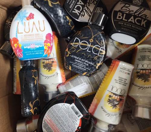 Lot of 4 Indoor Tanning Bed Lotion Plus 1 moisturizer - Damaged Bottles ...