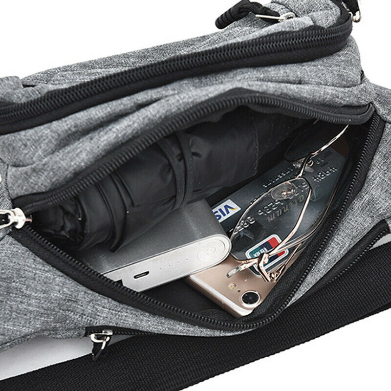 Water Resistant Large Bum Bag Travel Waist Fanny Pack Money Hiking ...