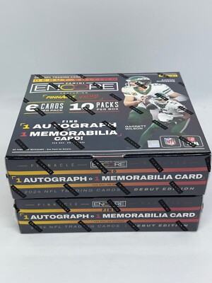 (2) FACTORY SEALED 2024 Panini Encore NFL Football Hobby Box LOT 1 Auto ...