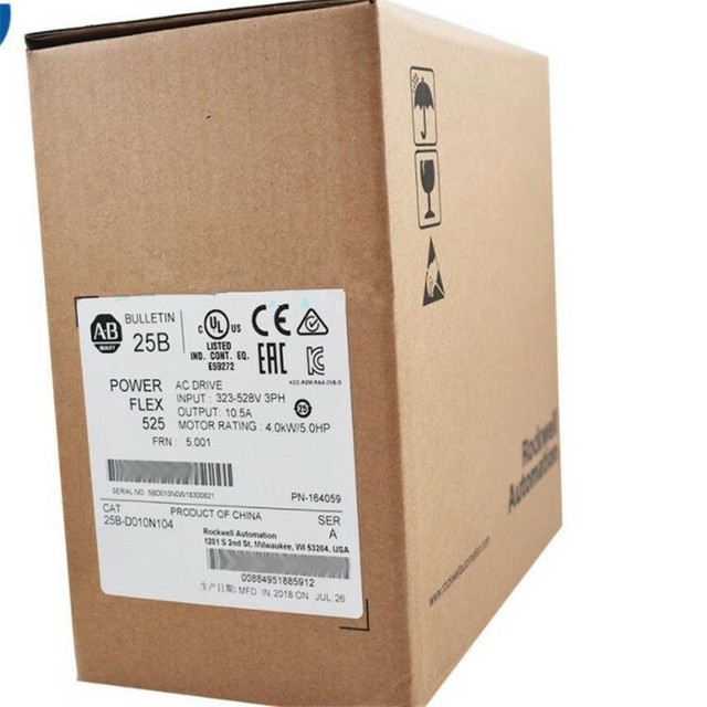 Allen-Bradley 25B-D010N104 Powerflex 525 5hp Drive for sale online | eBay