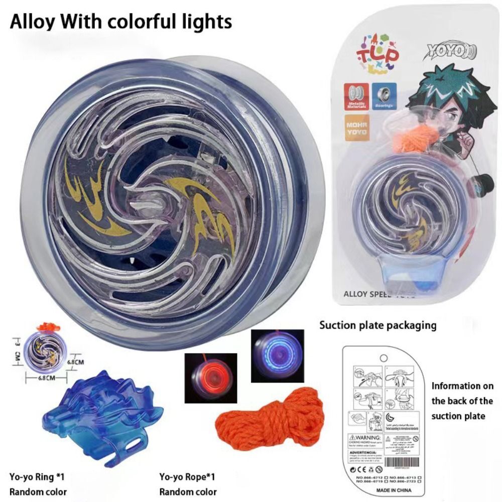 Cartoon Live Sleep Yoyo Novice Glowing Yoyo High Quality 2A Yoyo | eBay ...