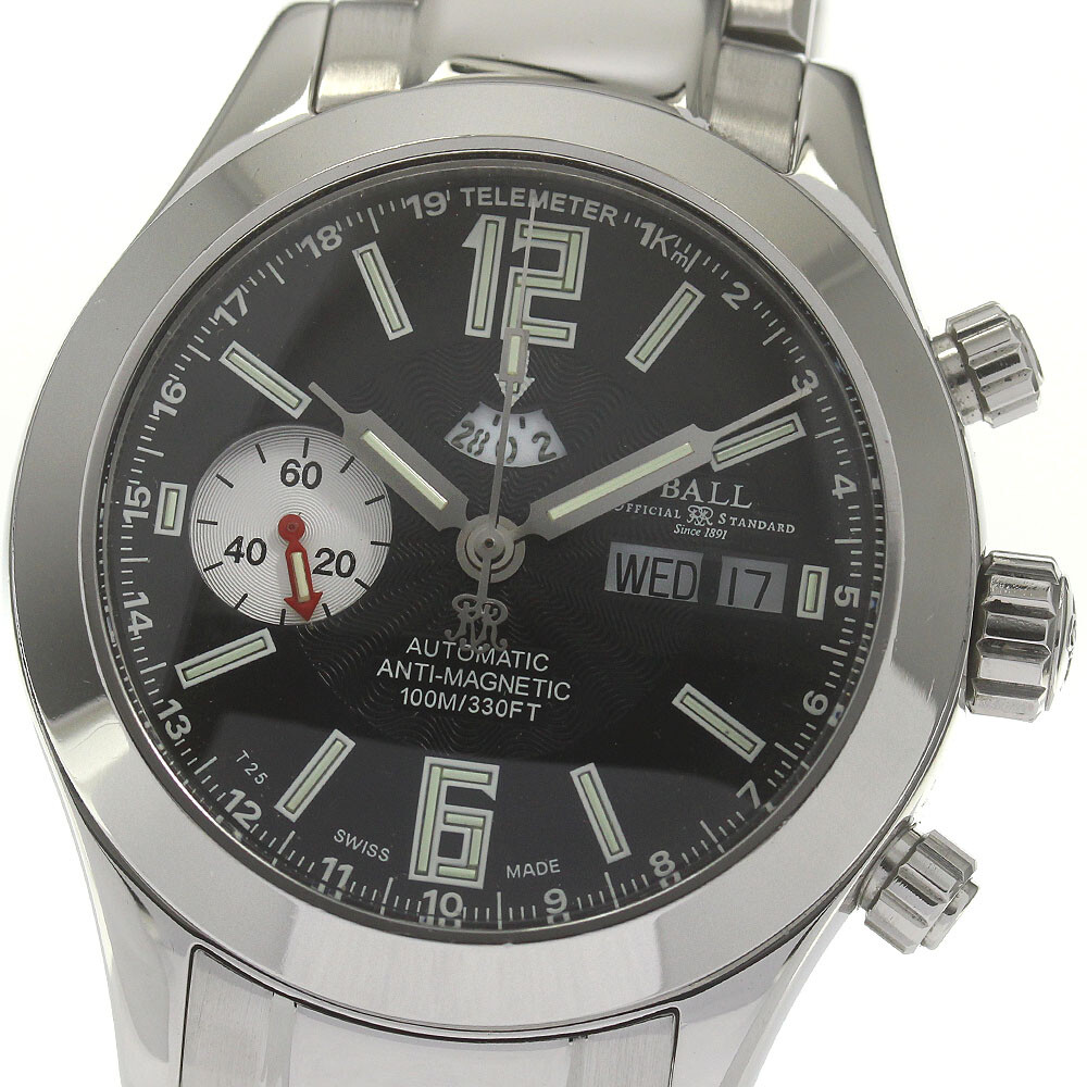BALL WATCH Engineer Master II Telemeter CM1020C Chronograph AT Men's ...