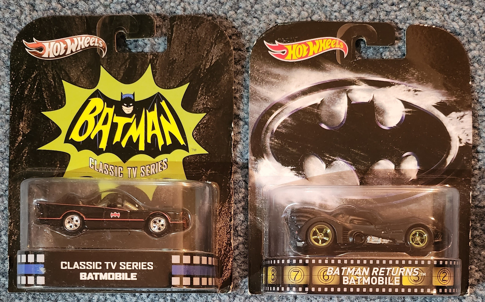 2012 HOT WHEELS RETRO ENT Batman Classic TV Series+ Batman Returns ...