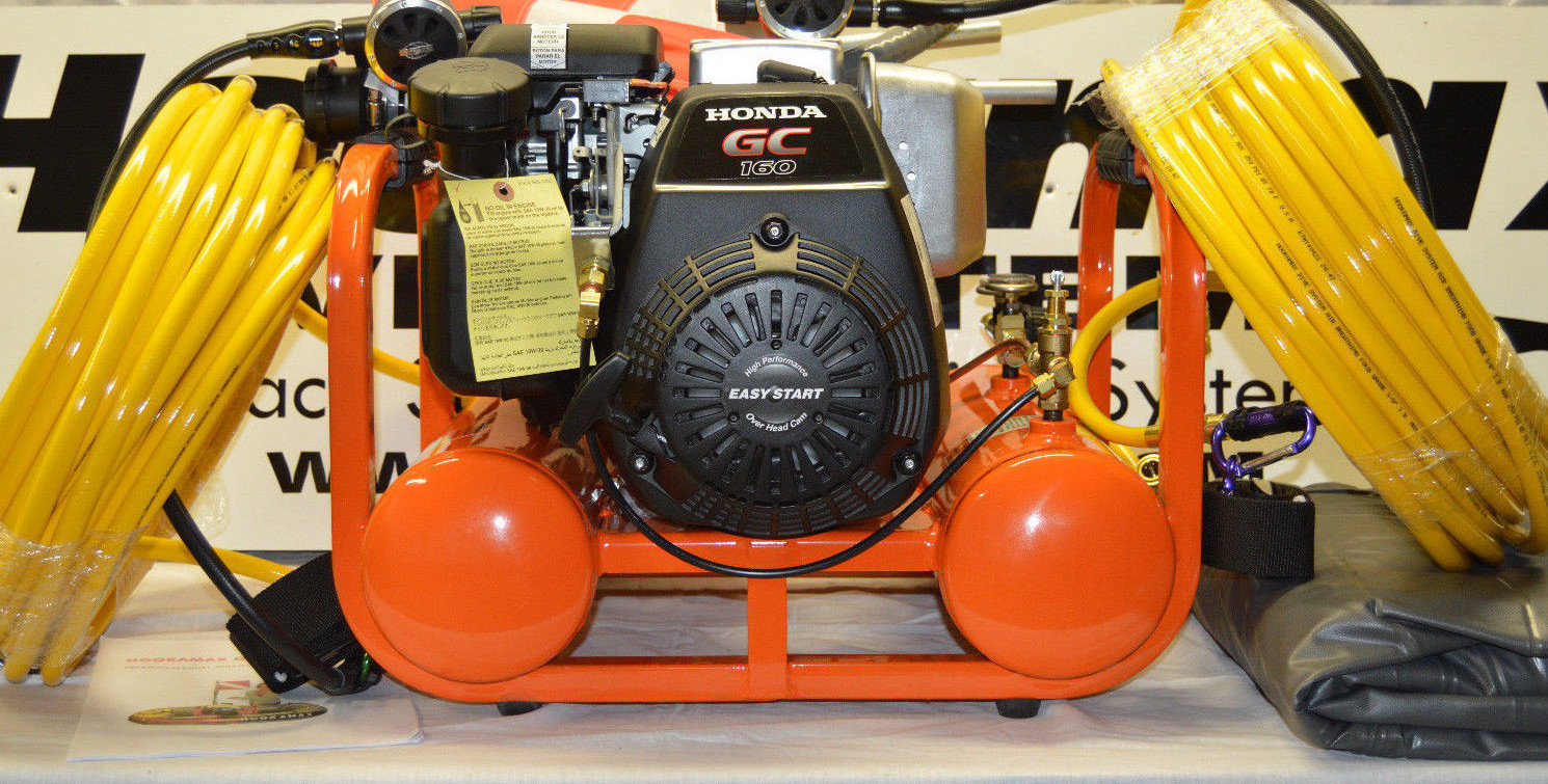 Hookah Diving System by Hookamax complete two diver w/twin 100ft hoses ...