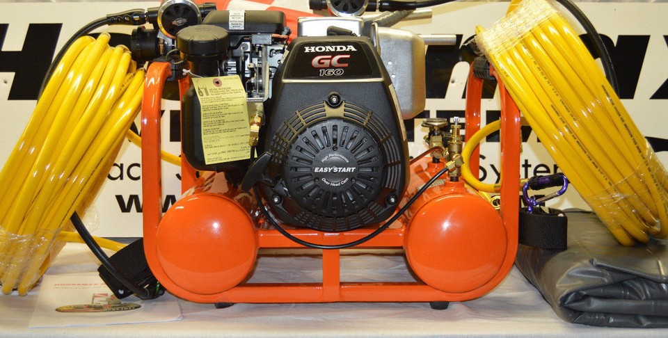 Hookah Diving System by Hookamax complete two diver w/twin 100ft hoses ...