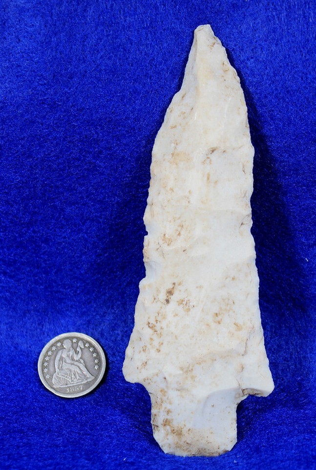 Etley Spear Point Authentic Prehistoric Arrowhead Artifact Native ...