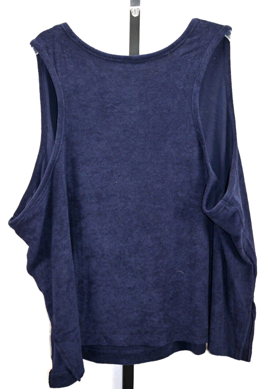 A New Day Dark Blue Tank Top NWOT Size 4X RN#17730 60% cotton 40% ...