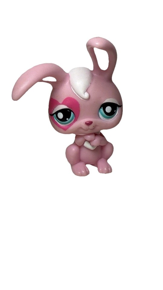 Littlest Pet Shop LPS Cocker Spaniel #1963 & Heart Bunny #1966 Nintendo ...