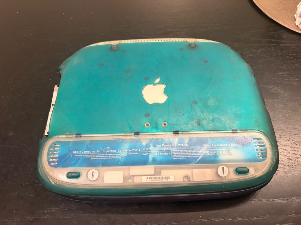 Apple iBook G3 Clamshell (Blueberry) 300MHz 64MB | M2453 M7707LL/A | eBay