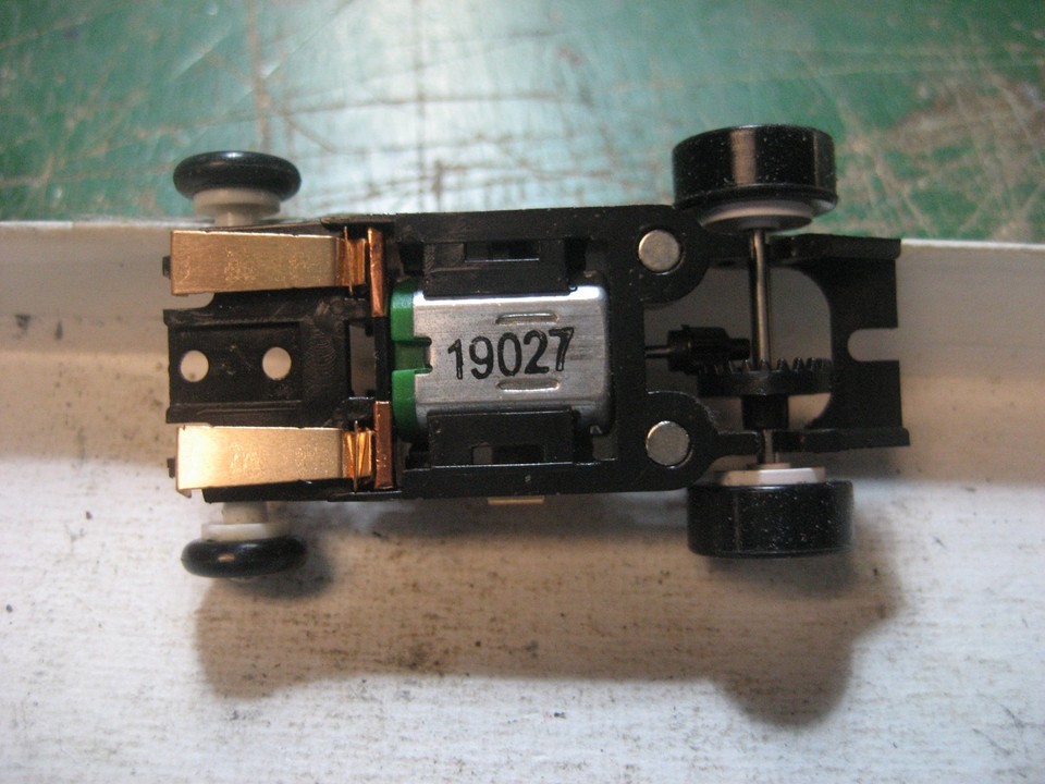 NEW T-Jet T-Dash Inline Chassis With White IROC Wheels | eBay