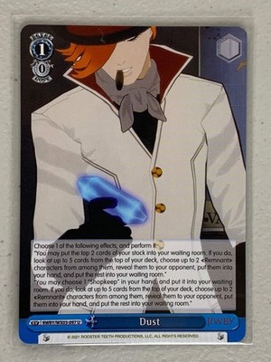 Dust - RWBY/WX03-097 U - Weiss Schwarz RWBY | eBay