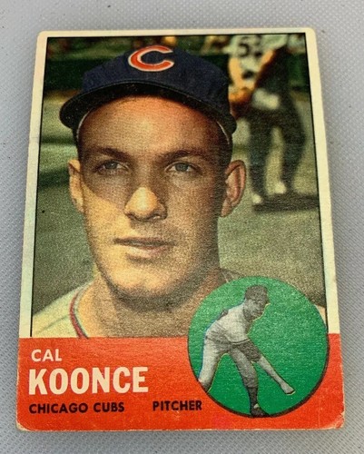 1963 Topps # 31 Cal Koonce Baseball Card Chicago Cubs | eBay