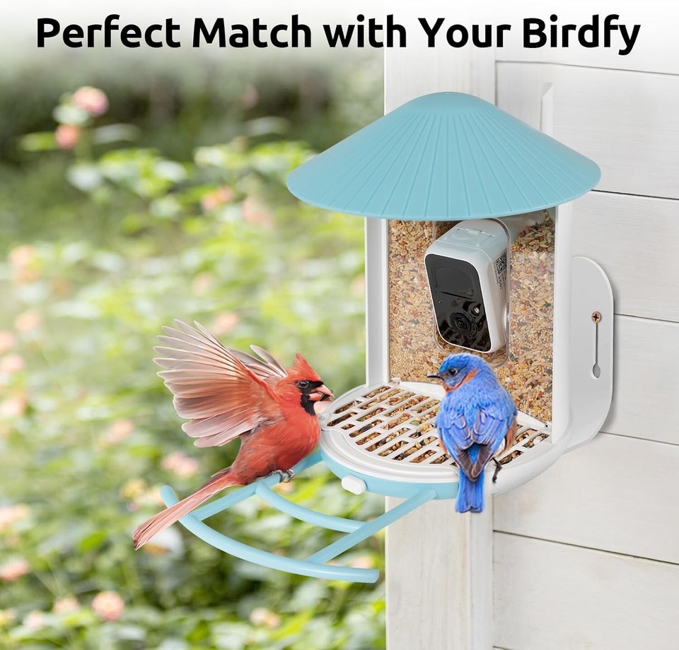 NETVUE Bird Seed Guard, Waterproof Bird Feeder Covers, Save Birdseed ...